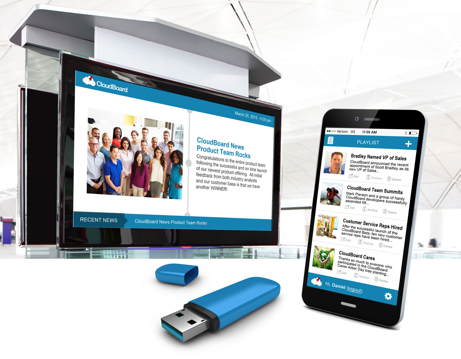 CloudBoard News - Broadcast Network Solution